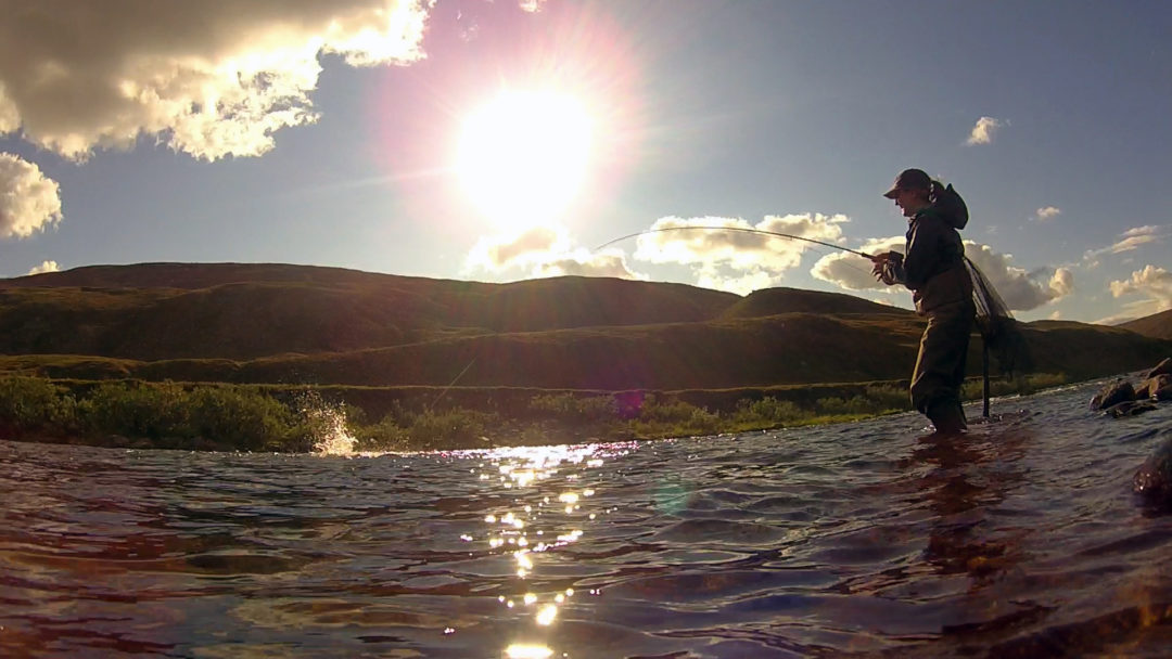 Testing Hardy Wraith fly rod